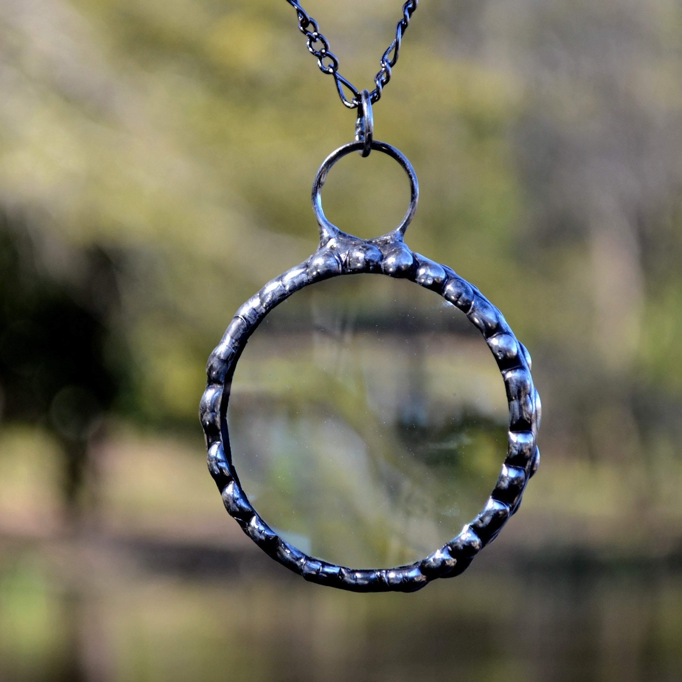 Handmade Magnifying Glass Pendant | Bayou Glass Arts
